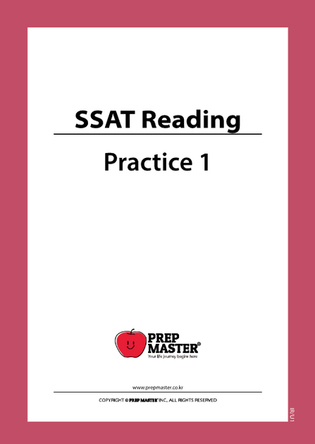 SSAT READING Practice – PrepMaster